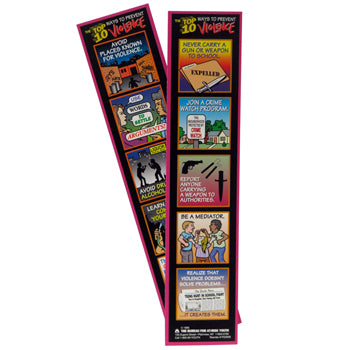 The Top 10 Ways to Prevent Violence Bookmark 100 pack — The Bureau for ...