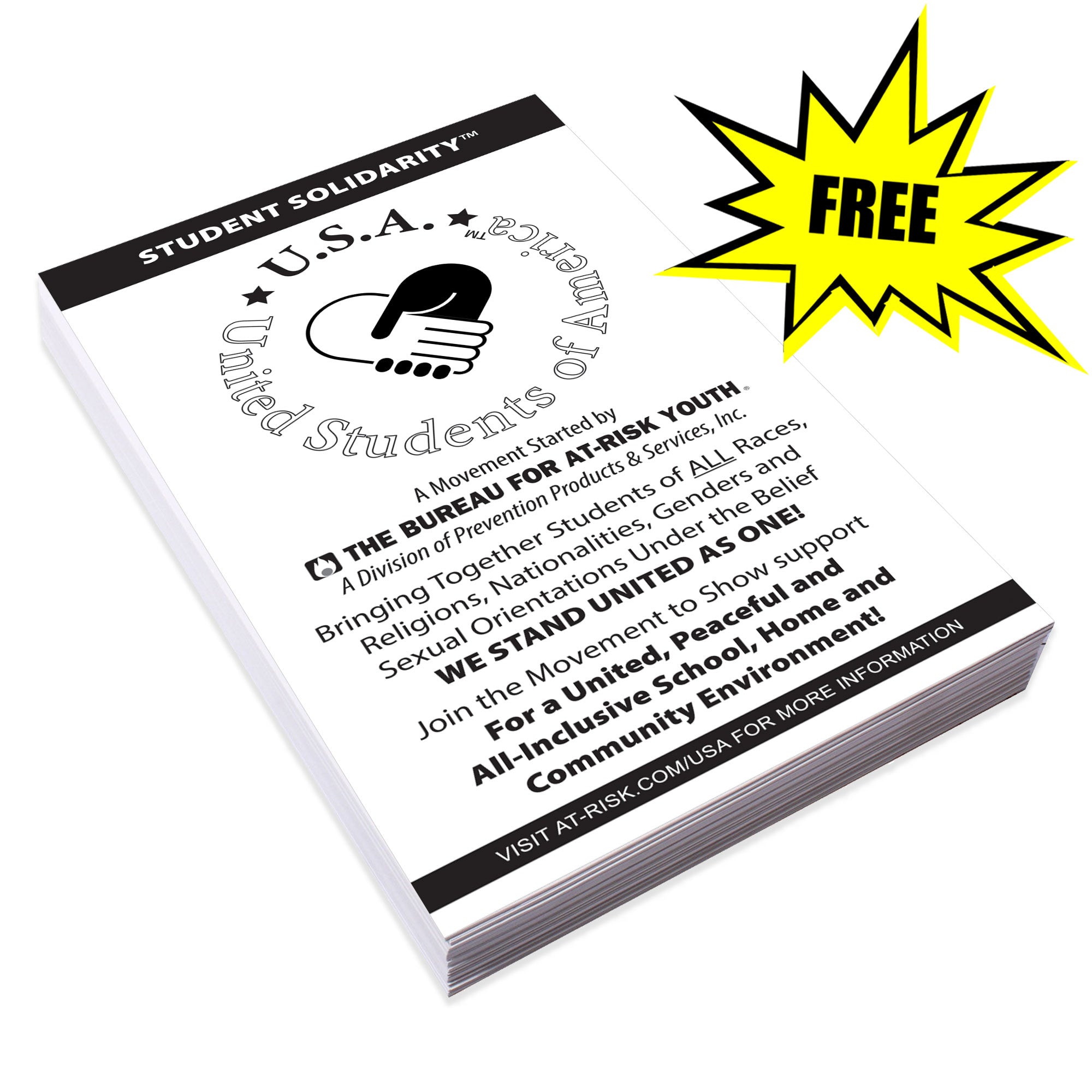 FREE Student Solidarity™ Campaign Cards (25 Pack) — The Bureau for At ...