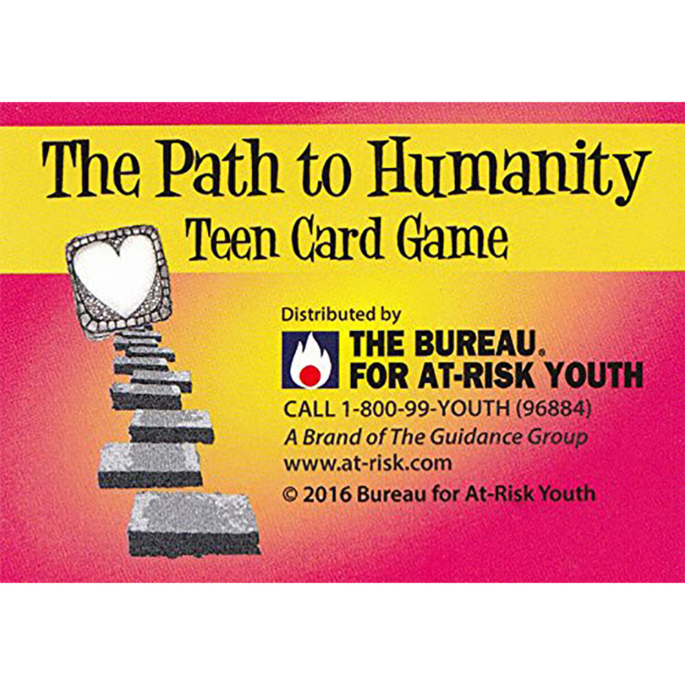 The Path to Humanity Teen Card Game — The Bureau for At-Risk Youth
